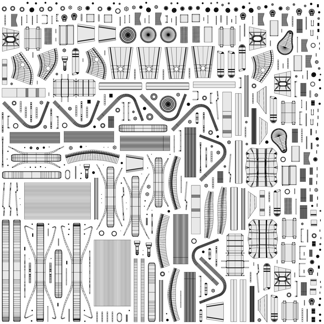 3D Chassis King 31FT Drop Frame Chassis Model - TurboSquid 2300175