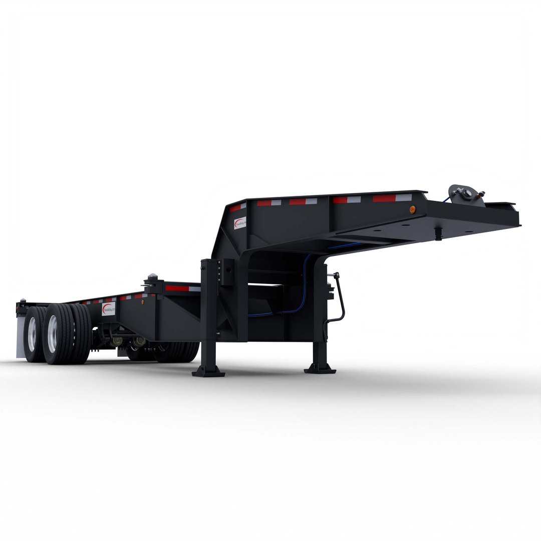 3D Chassis King 31FT Drop Frame Chassis Model - TurboSquid 2300175