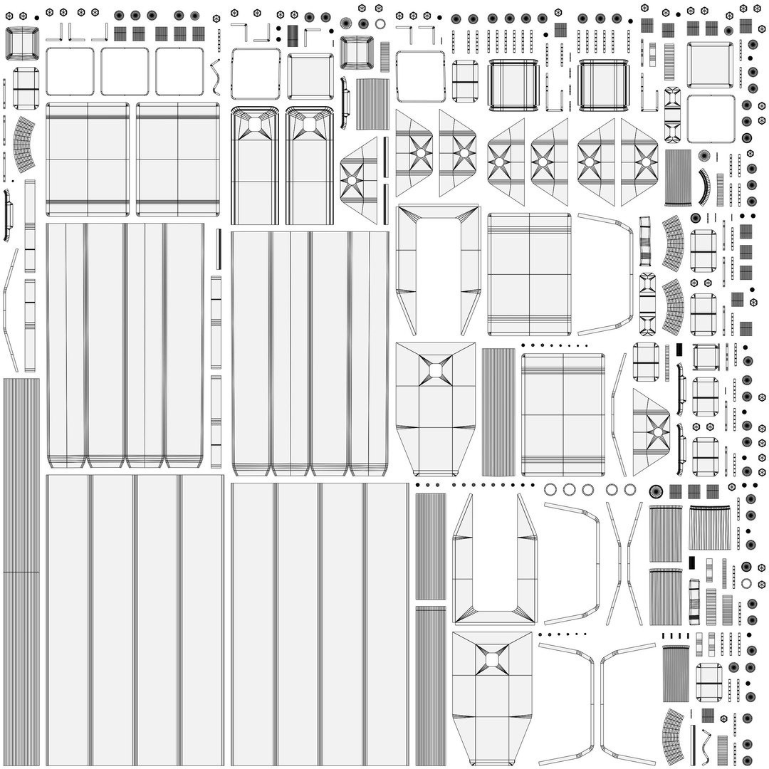 3D Chassis King 31FT Drop Frame Chassis Model - TurboSquid 2300175