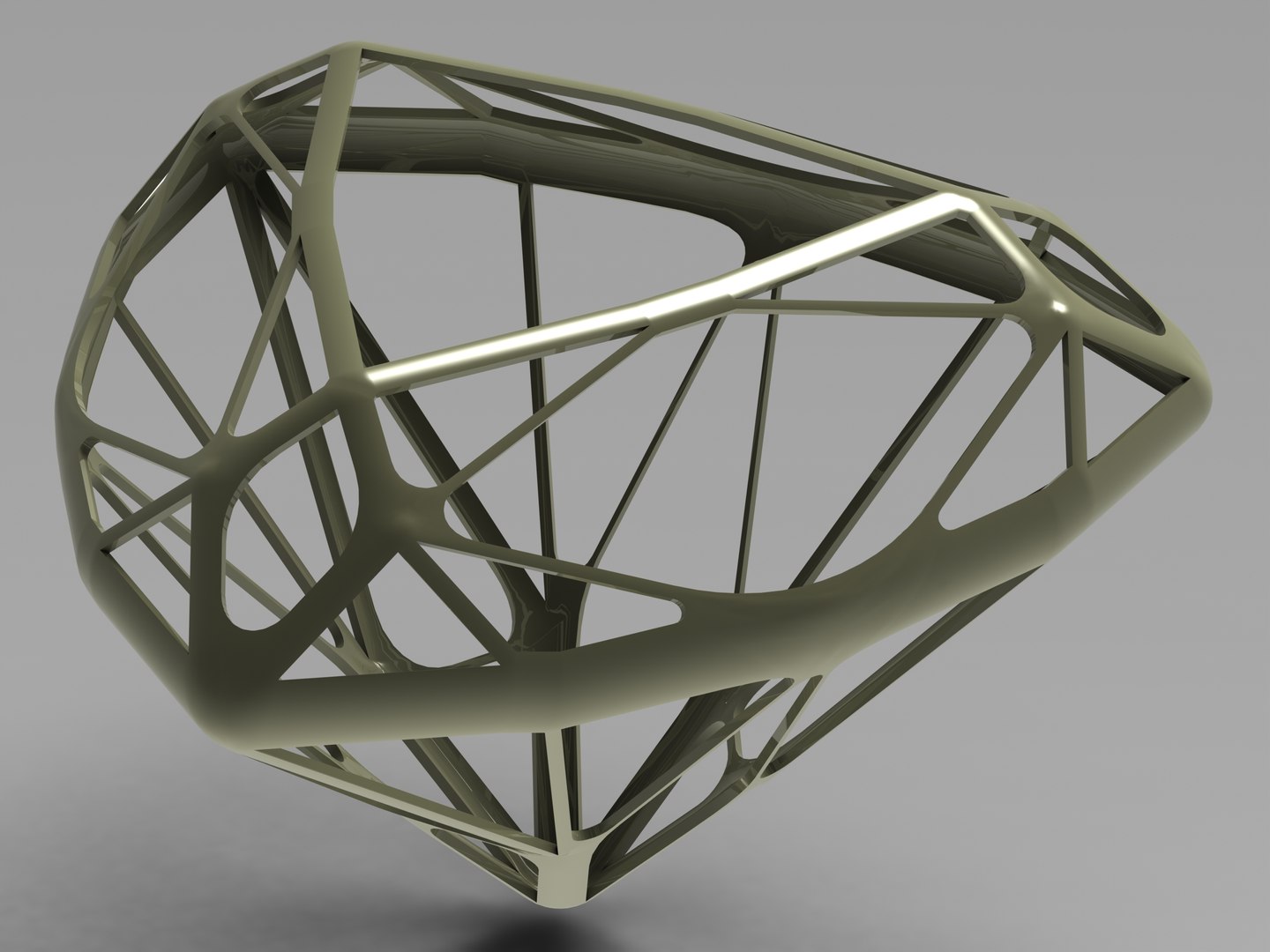 Wireframe Shape Trillion Cut Diamond 3D - TurboSquid 2176032