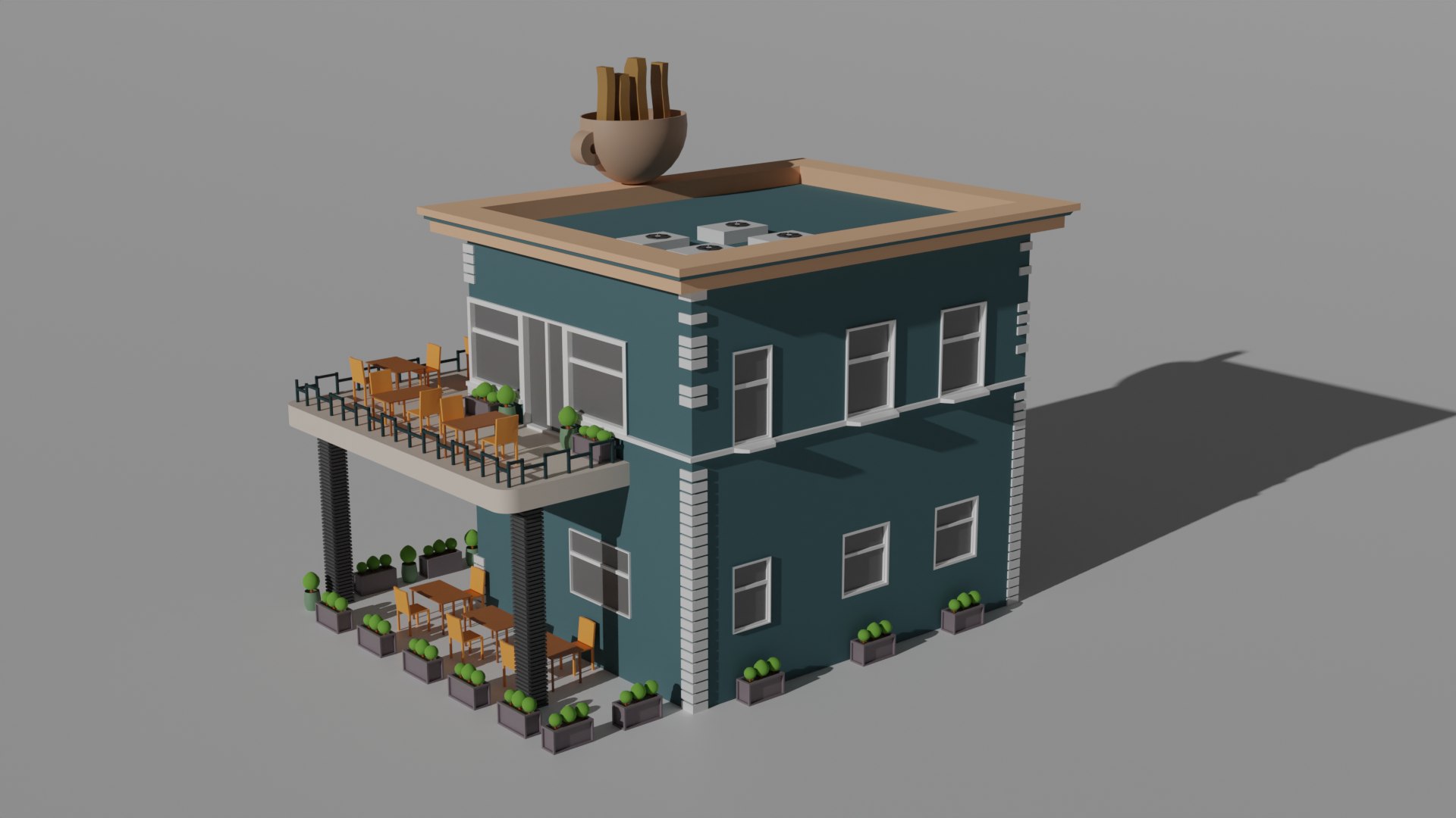 Low Poly Set of Three 3D - TurboSquid 1891763