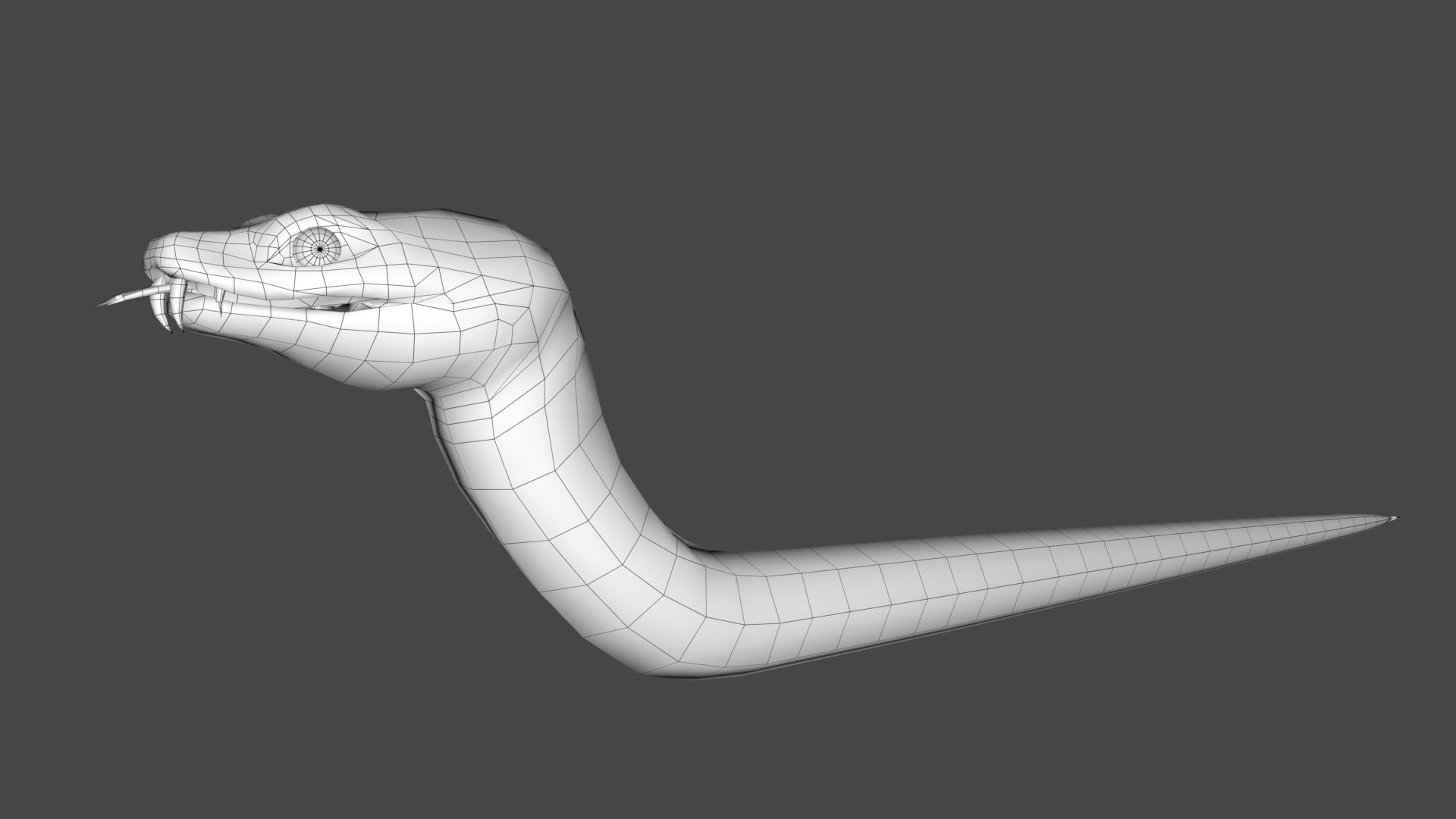 Snake Cartoon 3D Model - TurboSquid 1699301