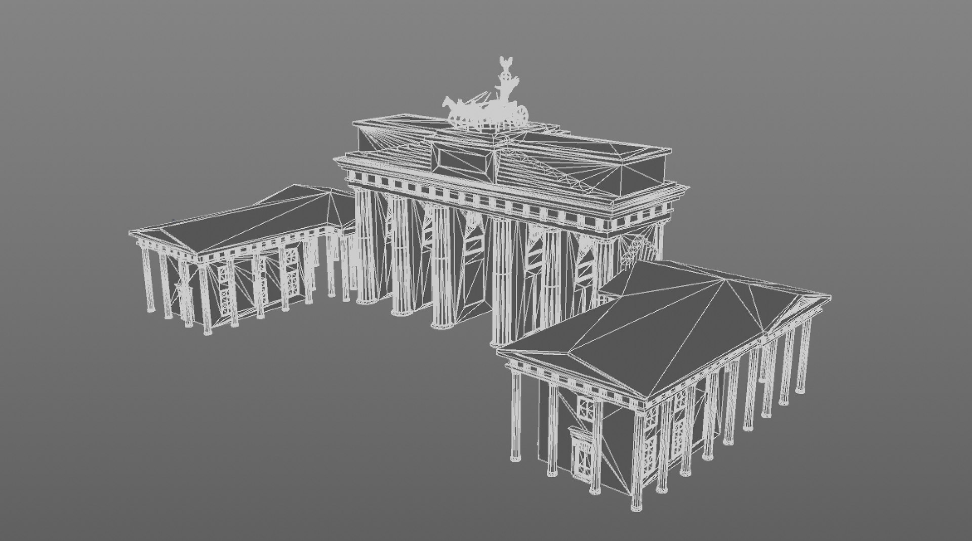 Brandenburg Gate 3D Model - TurboSquid 2098844
