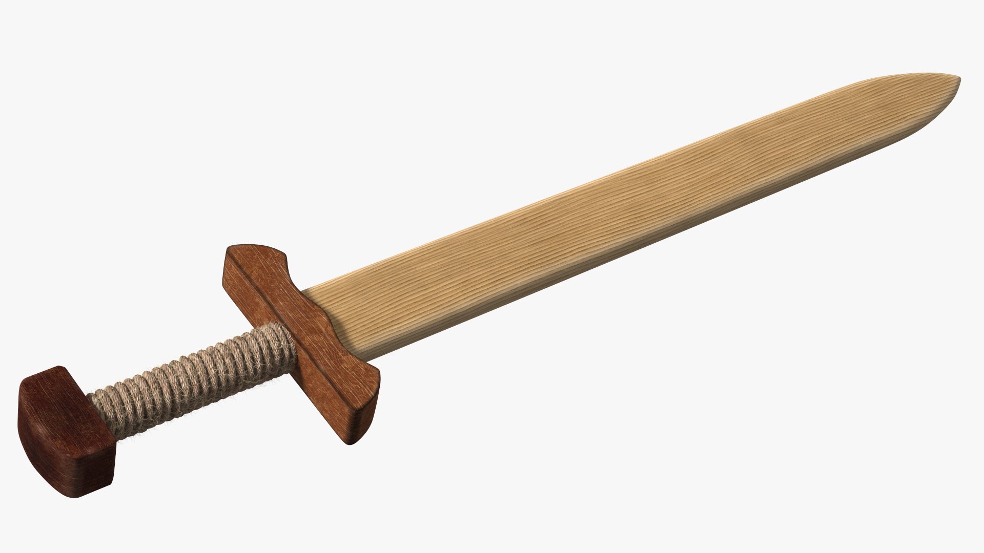 Wooden Practice Sword Fur 3D Model - TurboSquid 2207702
