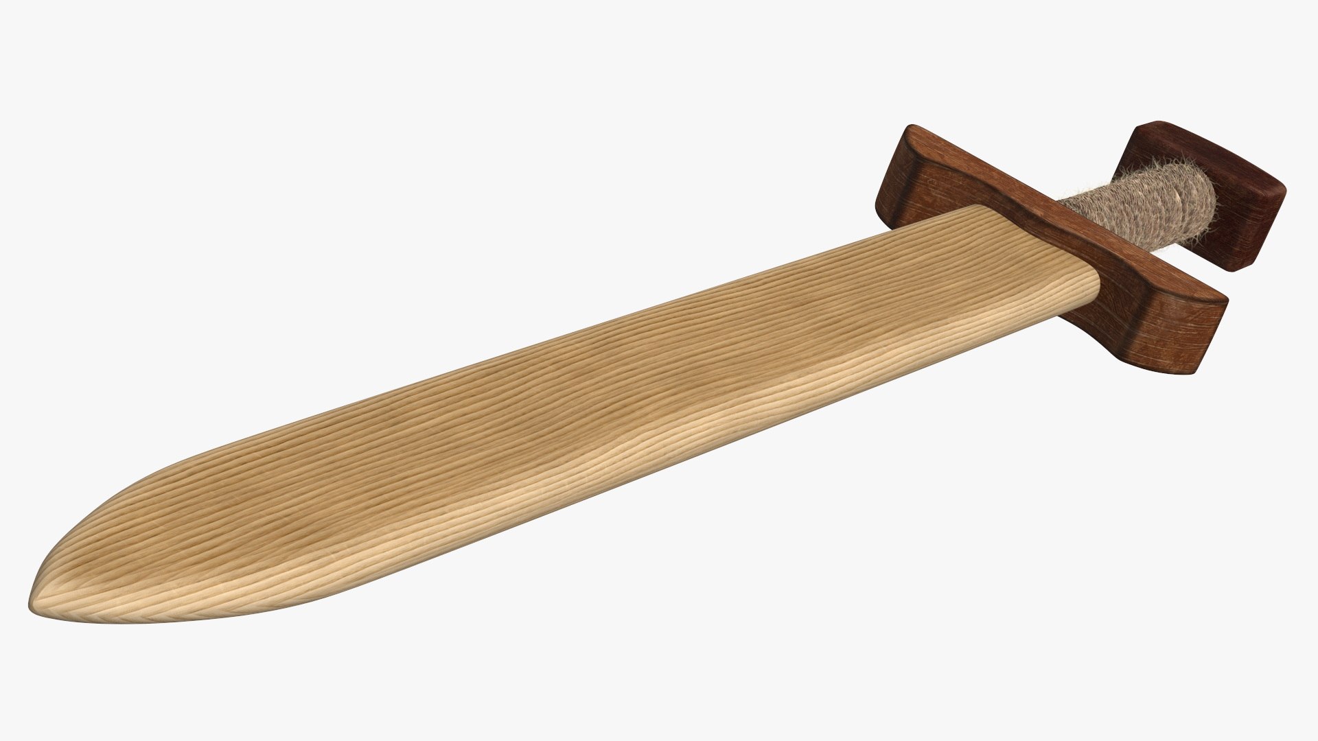 Wooden Practice Sword Fur 3D Model - TurboSquid 2207702