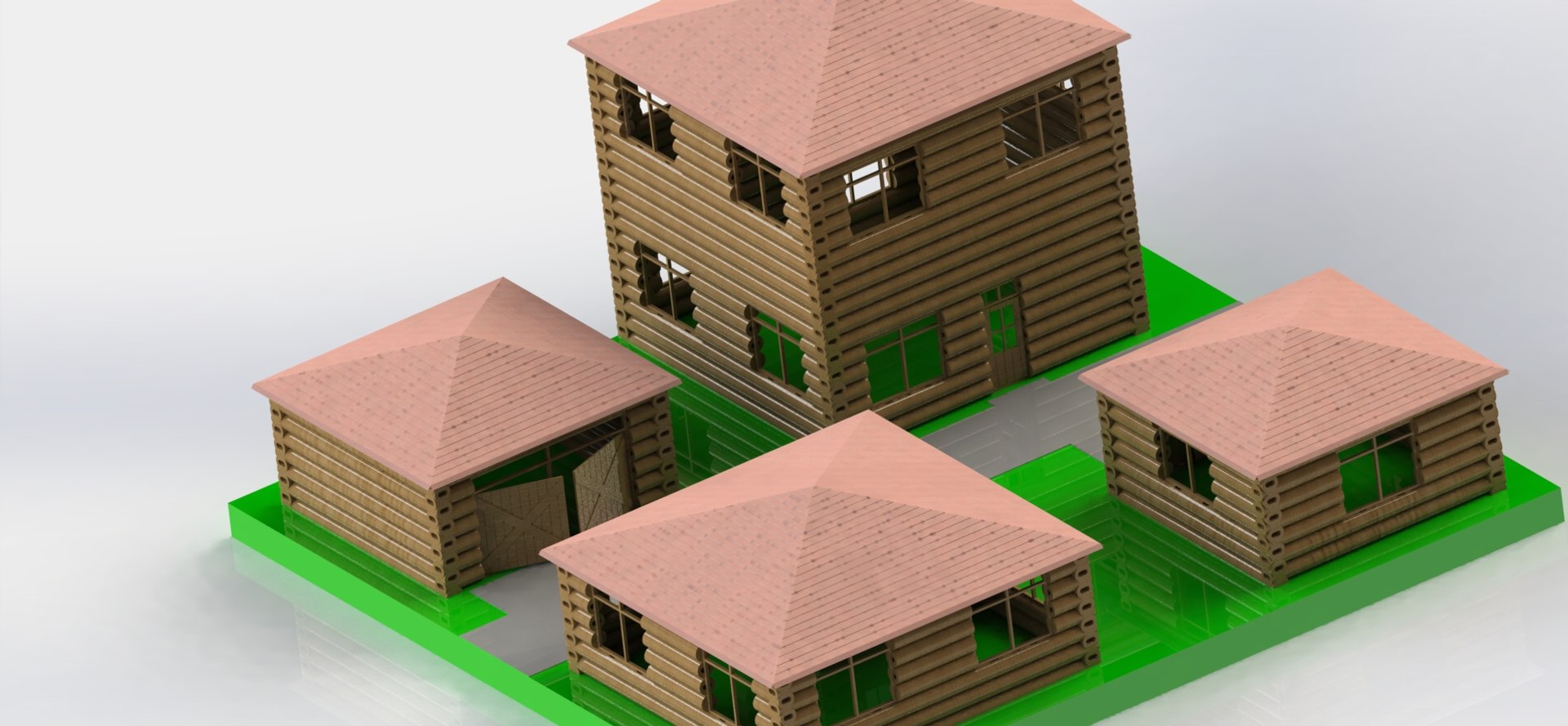 3D Toys Wooden Town - TurboSquid 1409994