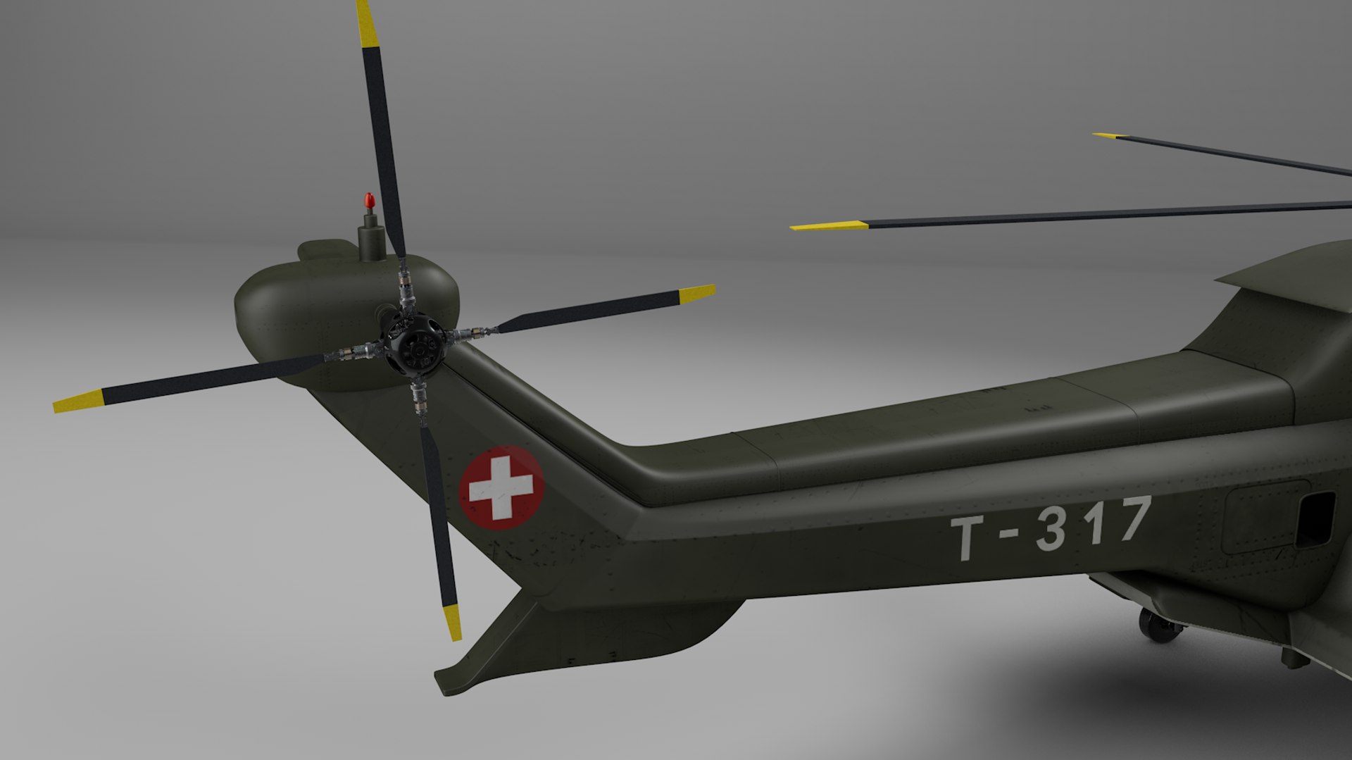 3D Eurocopter As332 Swiss Air Force Model - TurboSquid 1384430