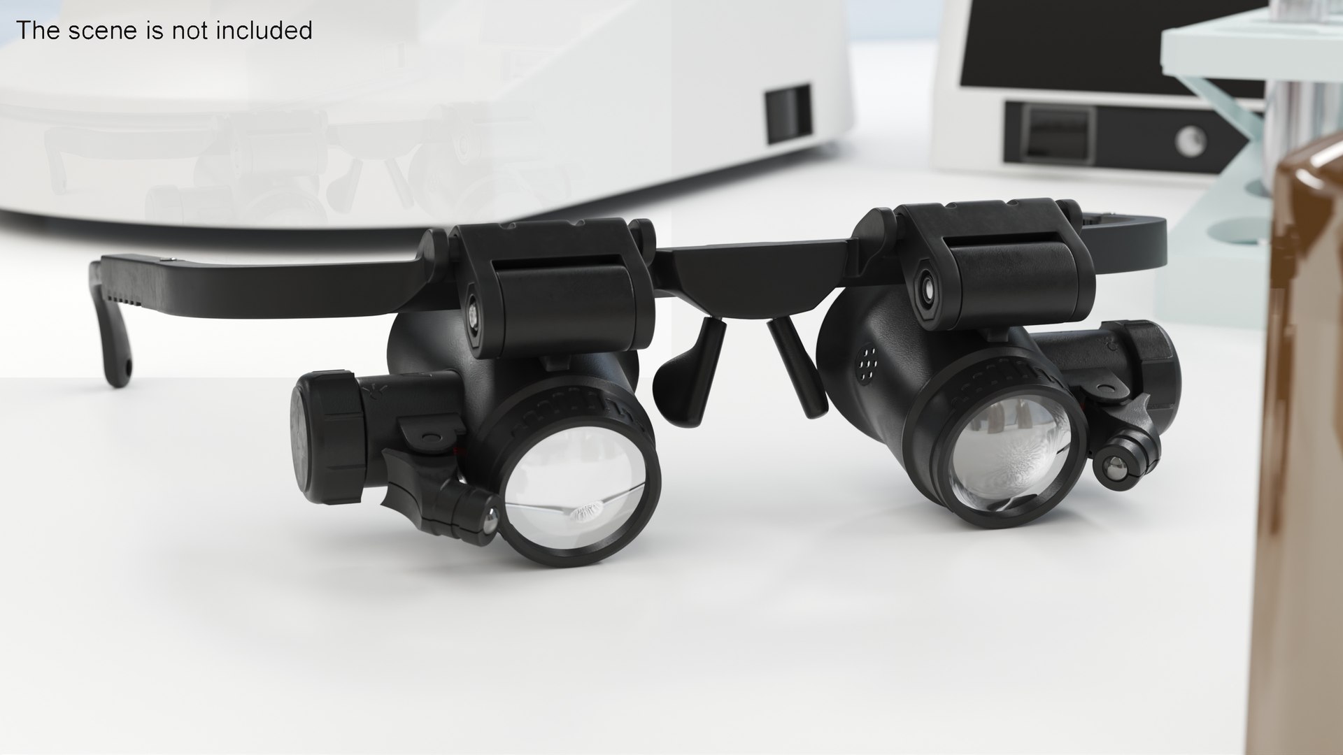 Glass Binocular Magnifiers Collection 3D - TurboSquid 2209202