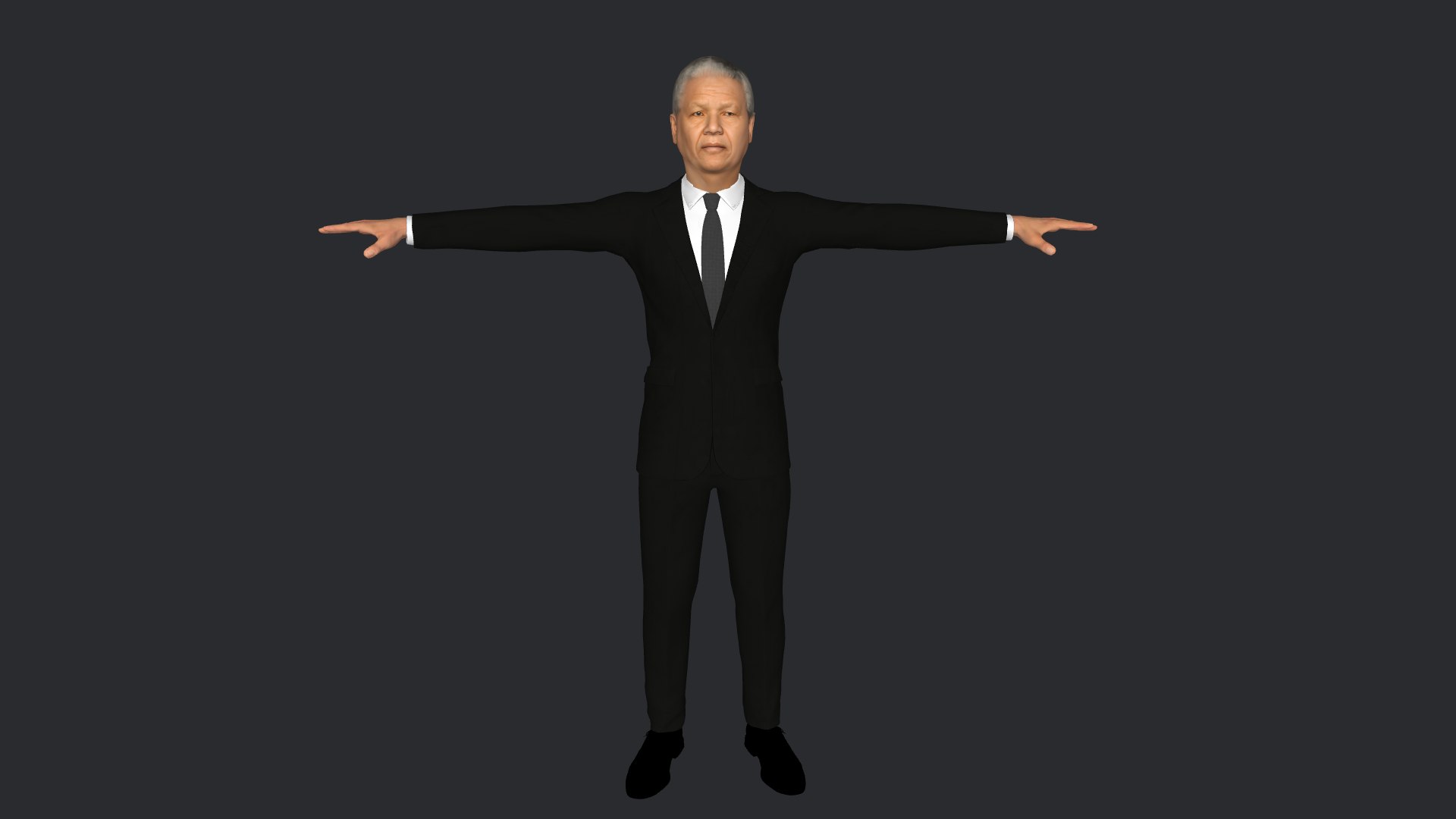 Nelson Mandela Hyper Realistic Full Body Fully Rigged 3D Character 3D ...