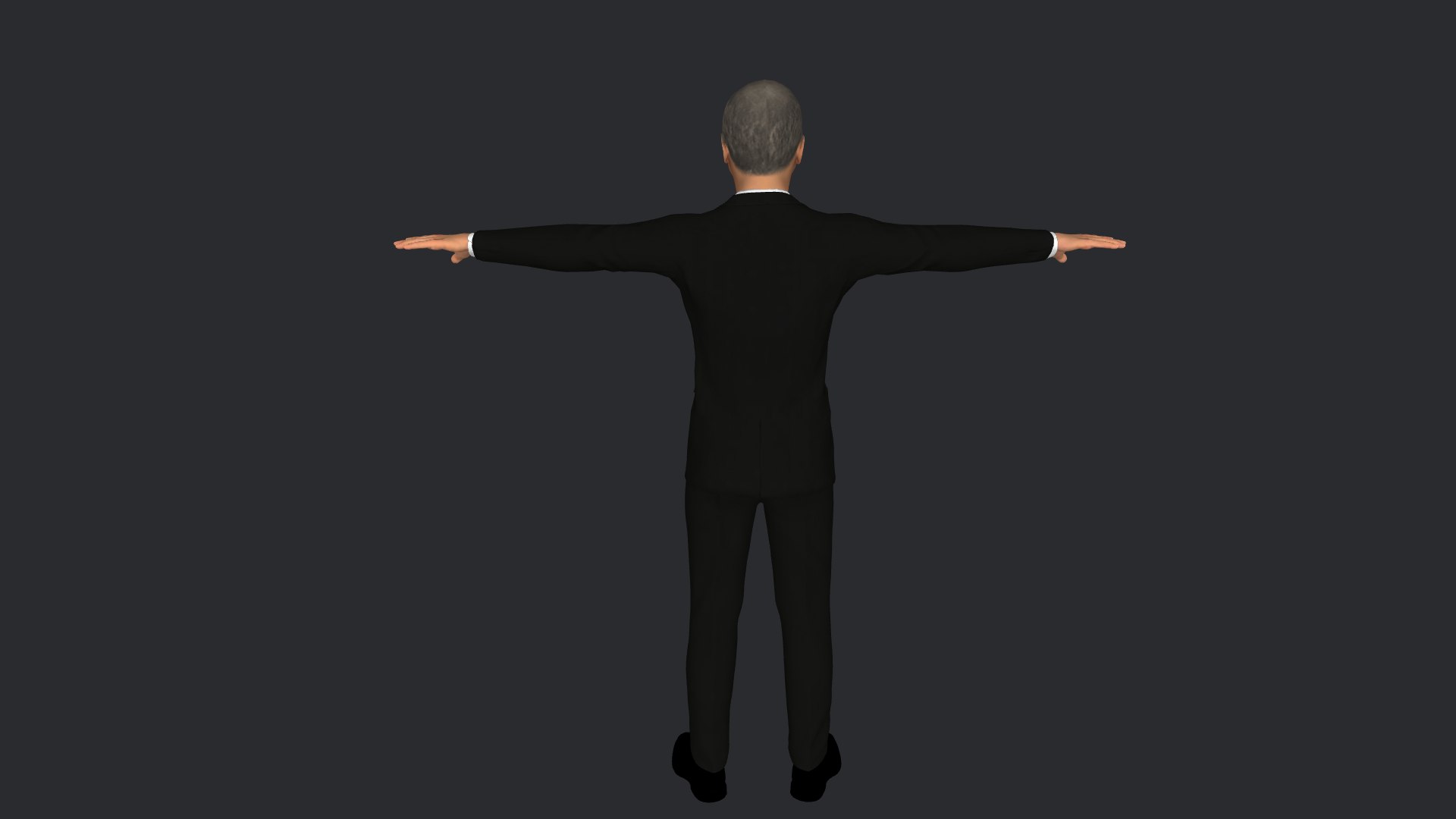 Nelson Mandela Hyper Realistic Full Body Fully Rigged 3D Character 3D ...