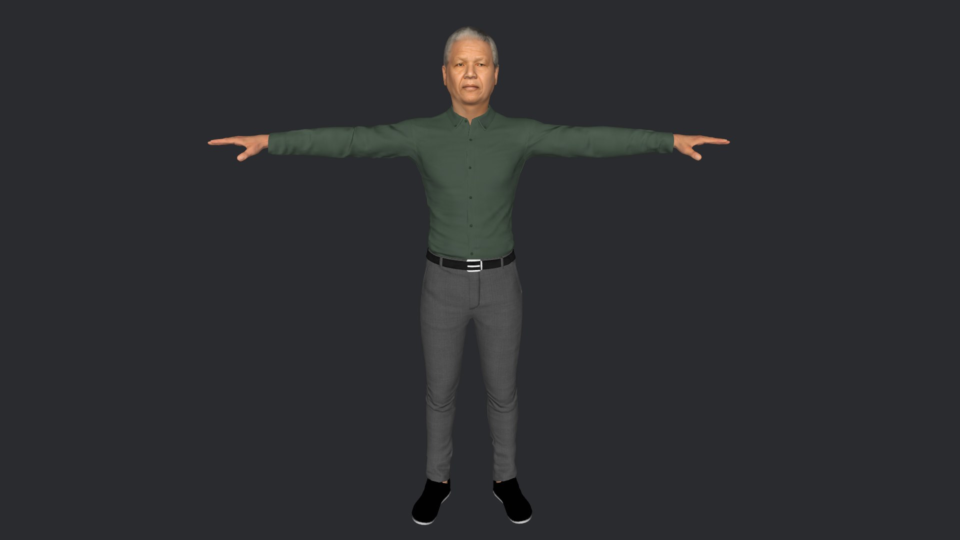 Nelson Mandela Hyper Realistic Full Body Fully Rigged 3D Character 3D ...