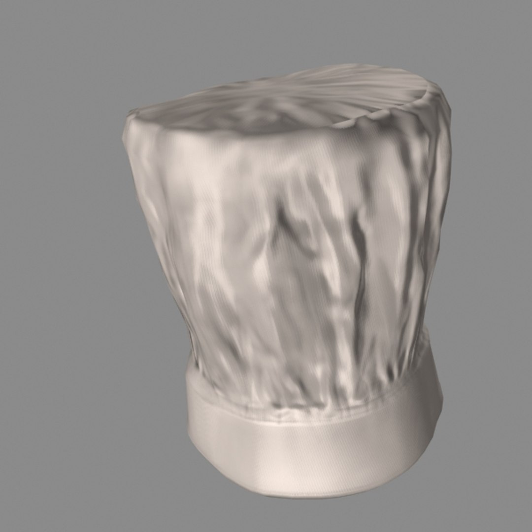 Chefs Hat 3d Model