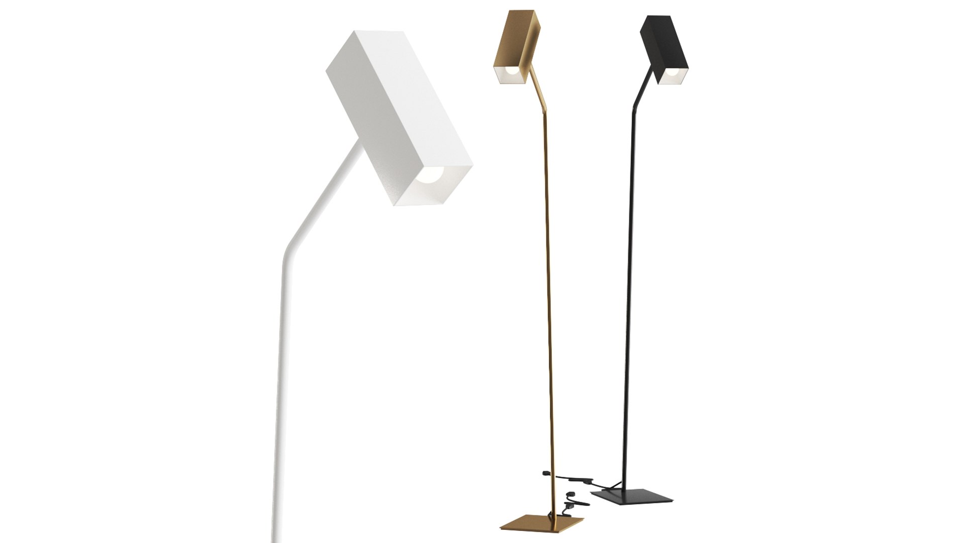 Dejavu By MODO Luce Floor Lamp 3D Model - TurboSquid 2125719