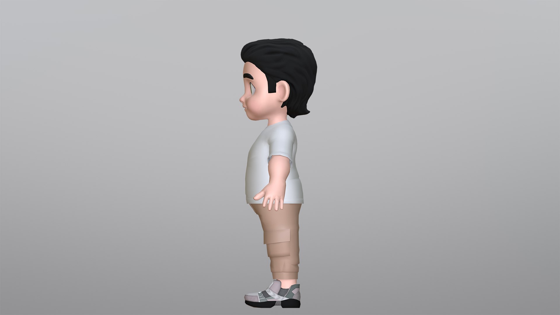 3D Cartoon Teen Boy Character 2 Model - TurboSquid 2128153