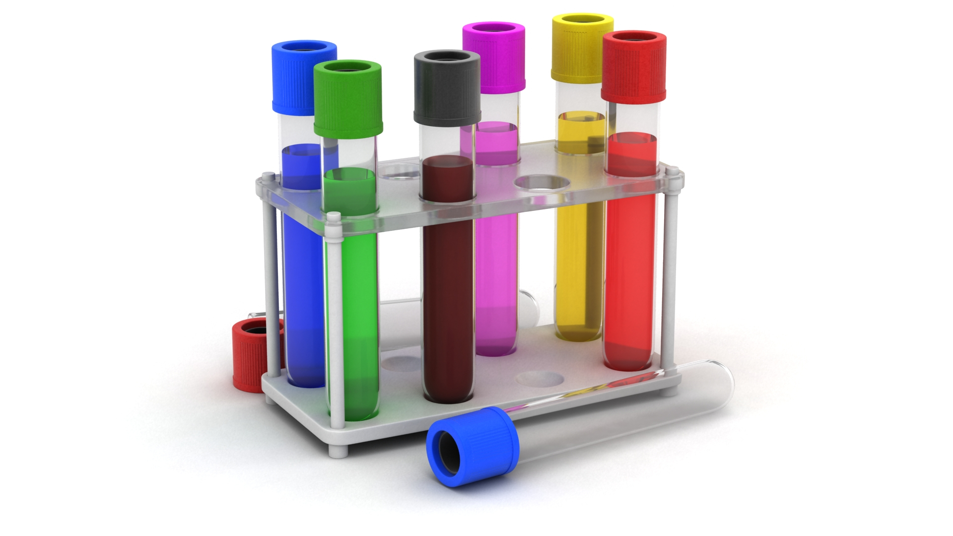 Test Tubes 3D Model - TurboSquid 1722669