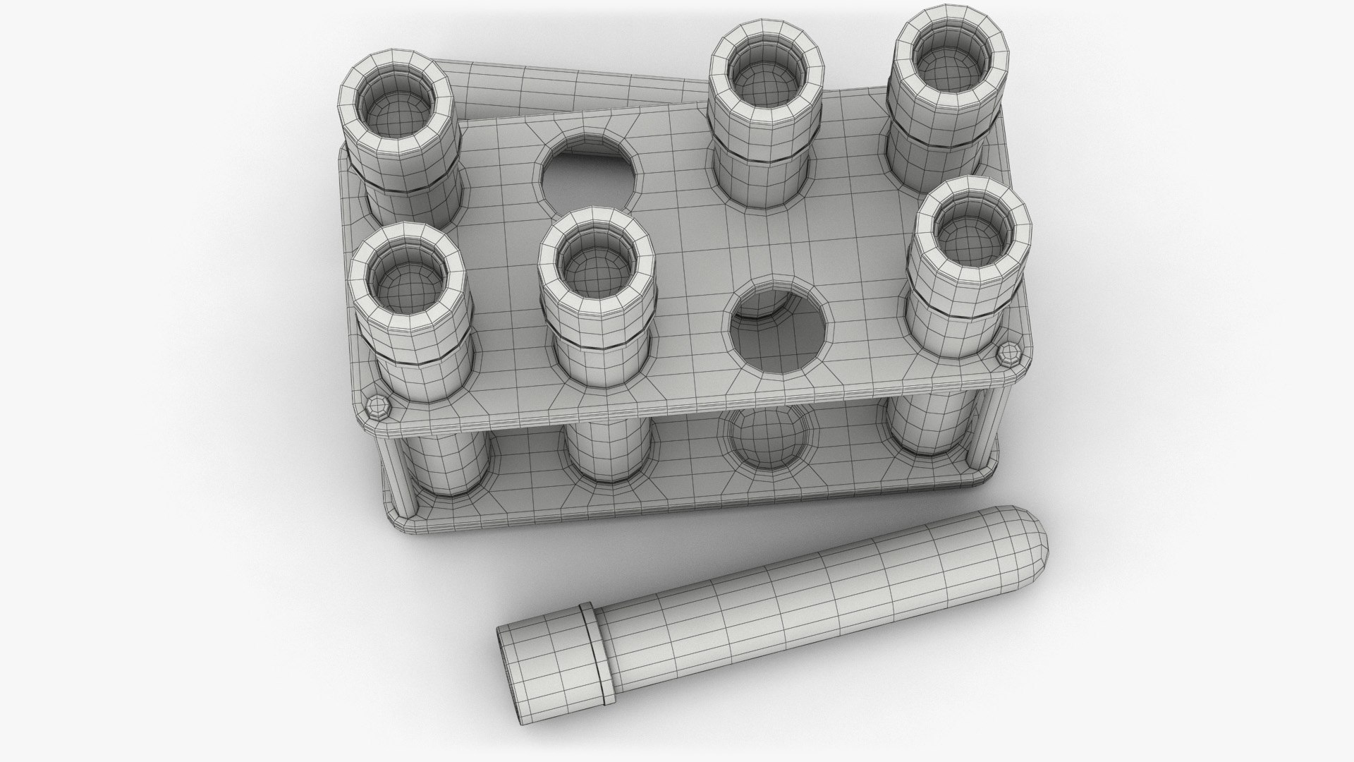 Test Tubes 3D Model - TurboSquid 1722669