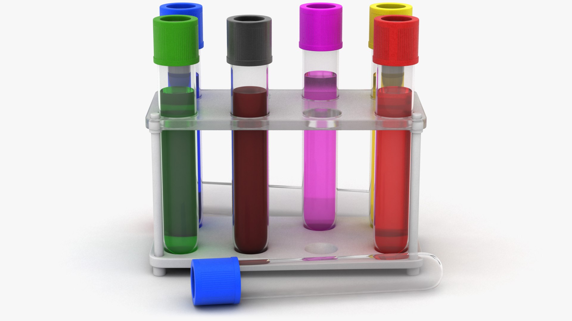 Test Tubes 3D model - TurboSquid 1722669