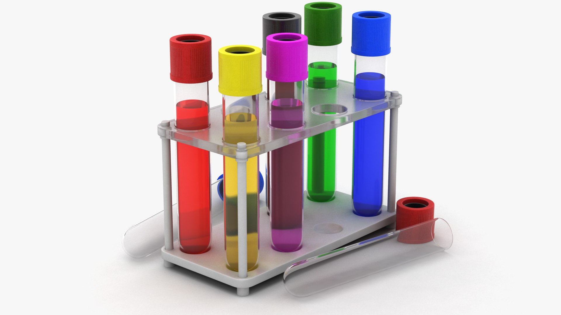 Test Tubes 3D Model - TurboSquid 1722669