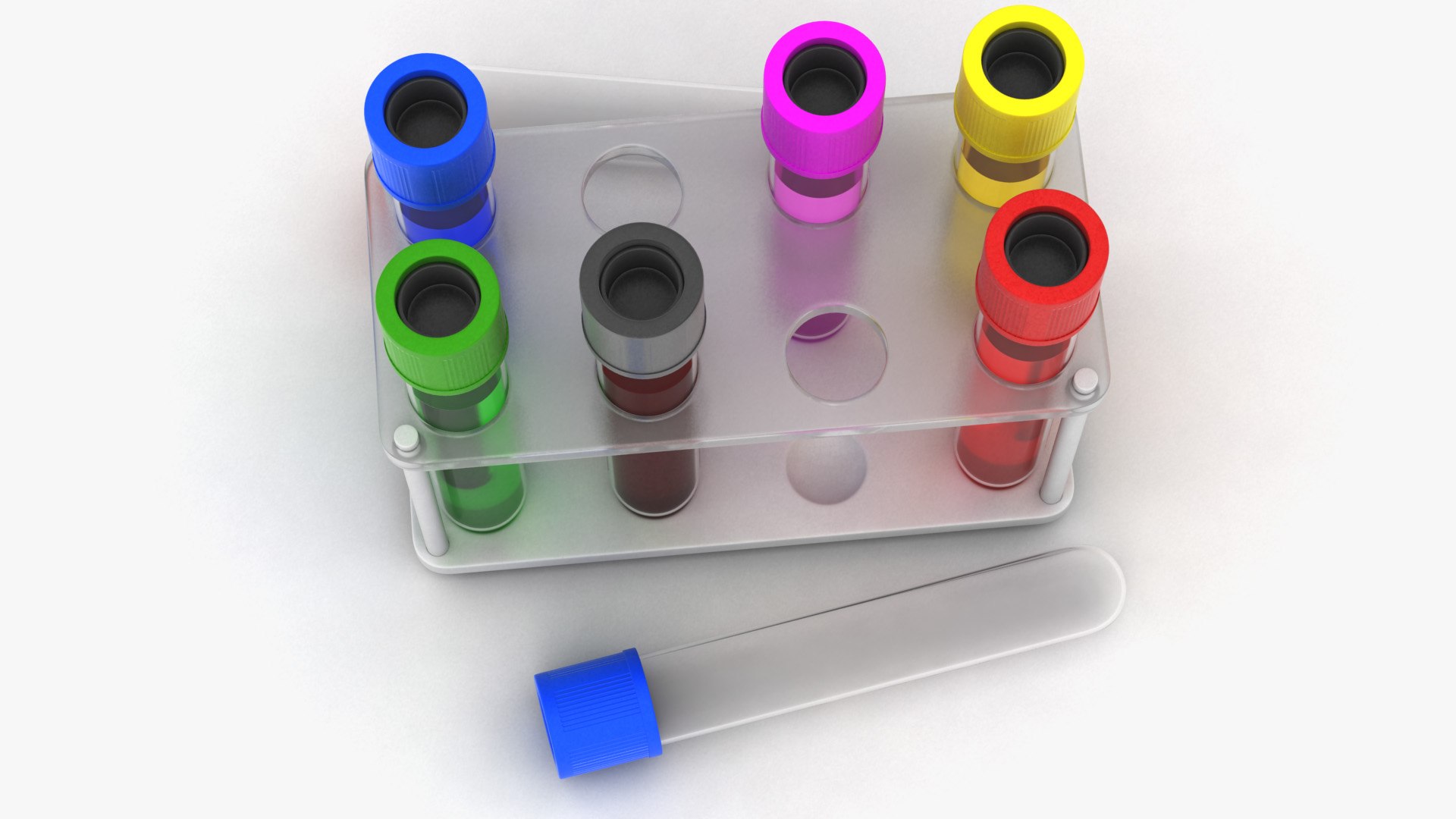 Test Tubes 3D Model - TurboSquid 1722669