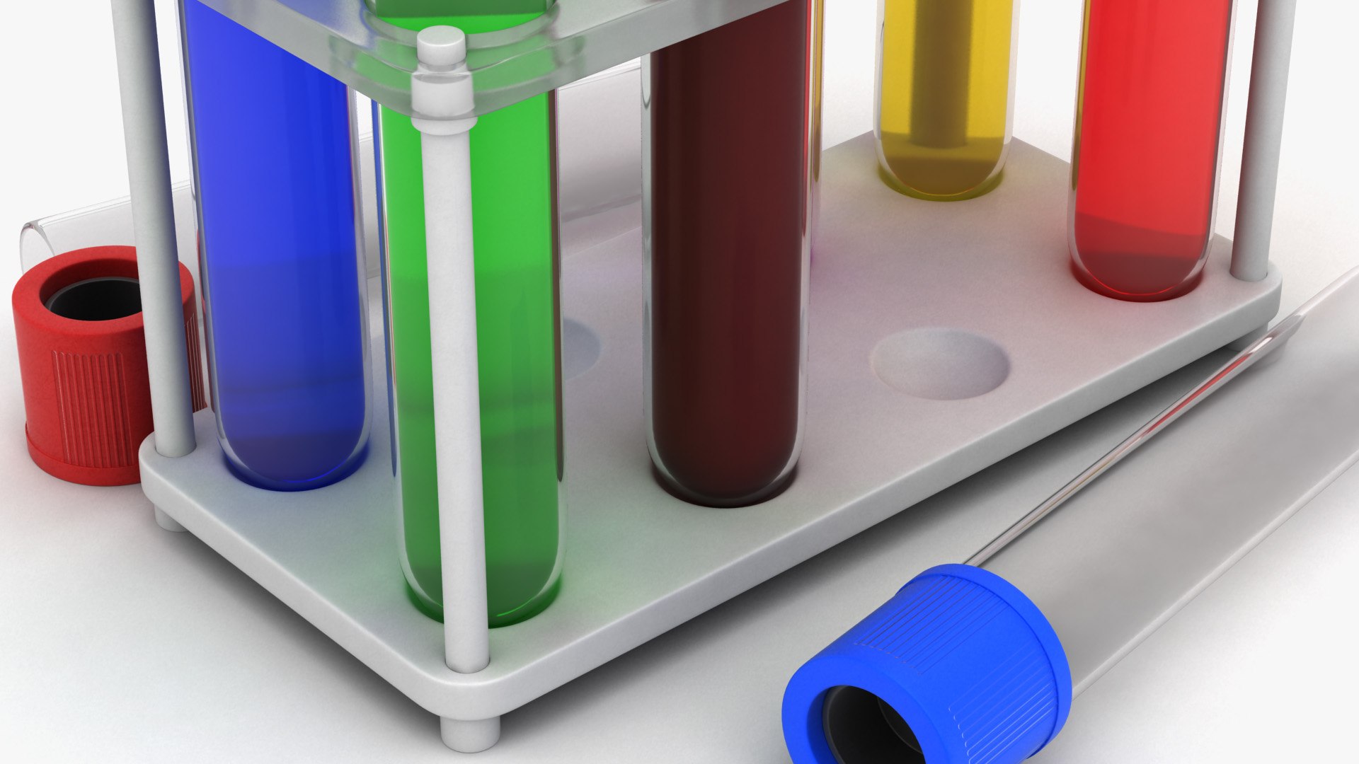 Test Tubes 3D model - TurboSquid 1722669