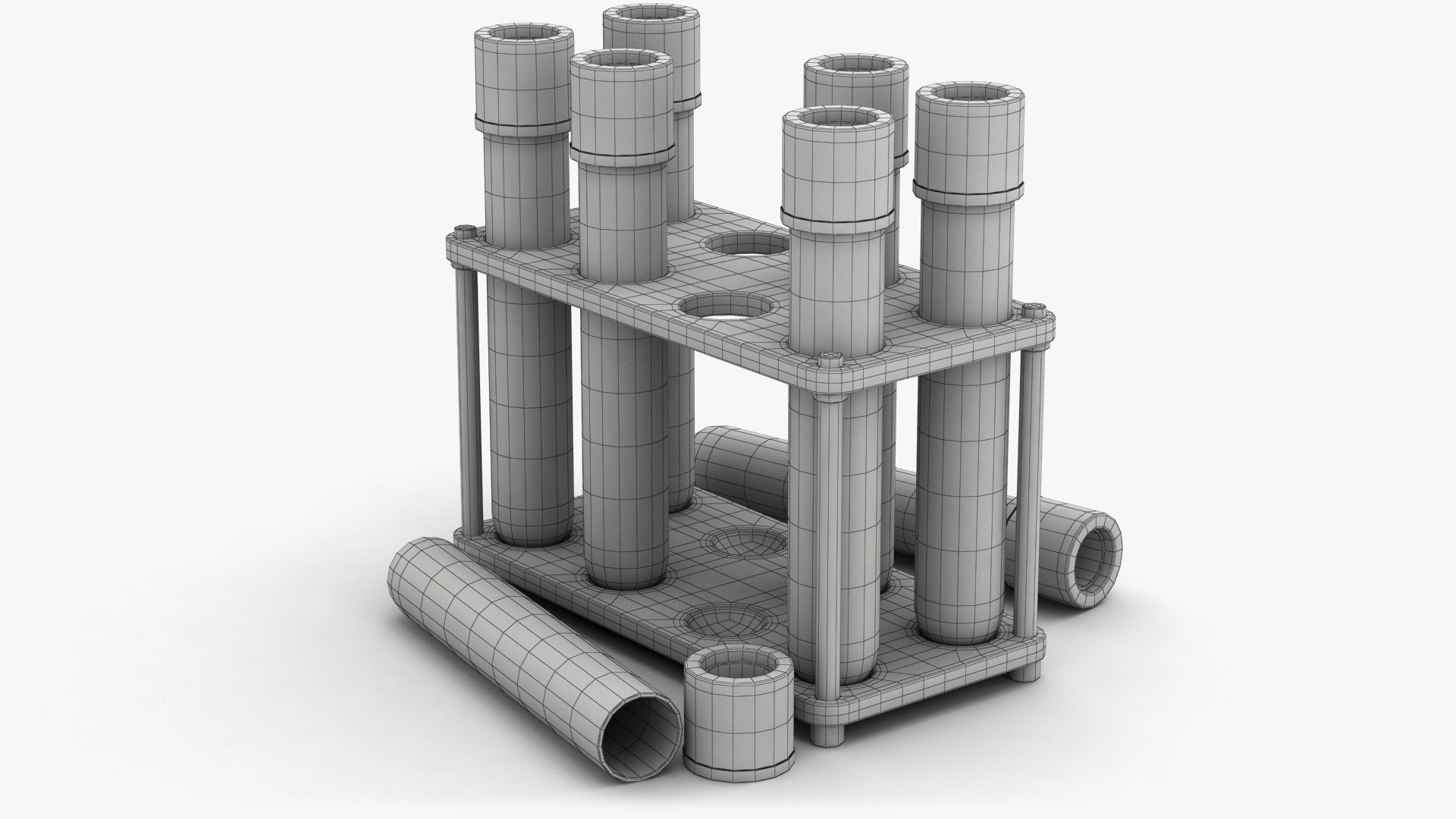 Test Tubes 3D model - TurboSquid 1722669