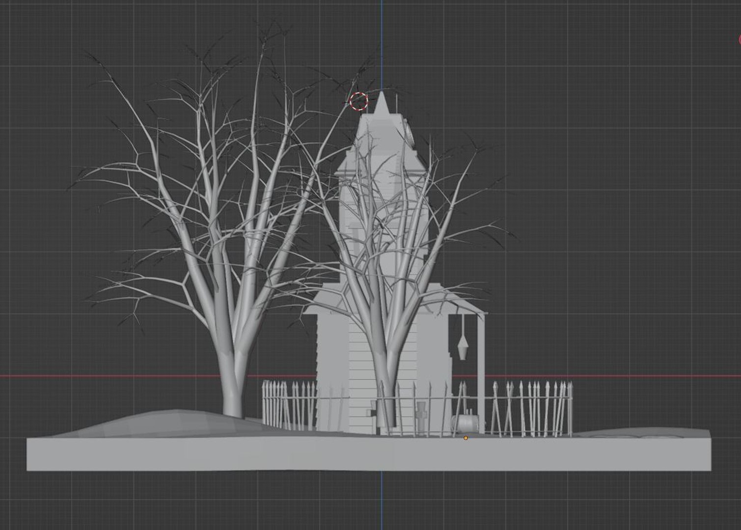 Halloween Haunted House Spooky Low Poly Model 3D Model - TurboSquid 1967013