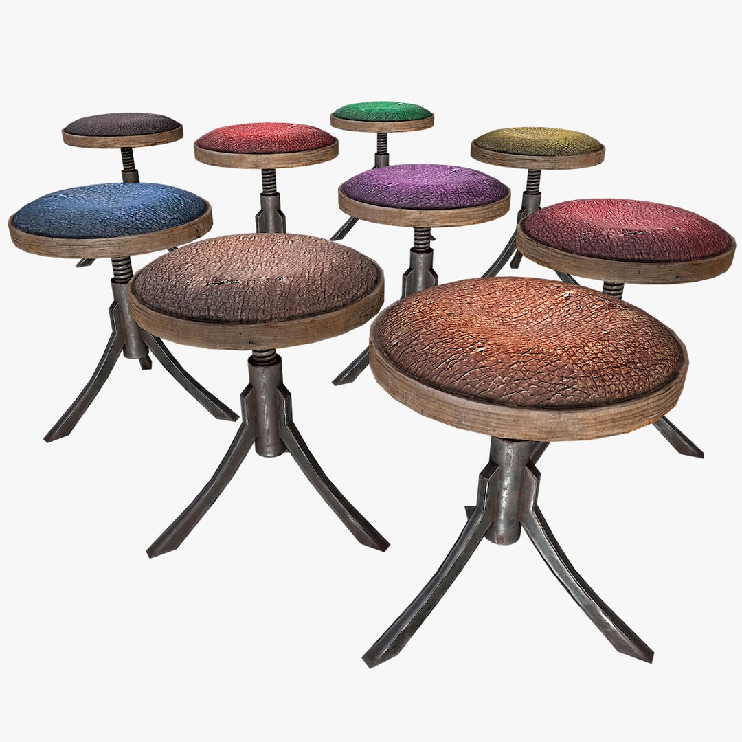 Rotating Stool 3D Model - TurboSquid 1833502