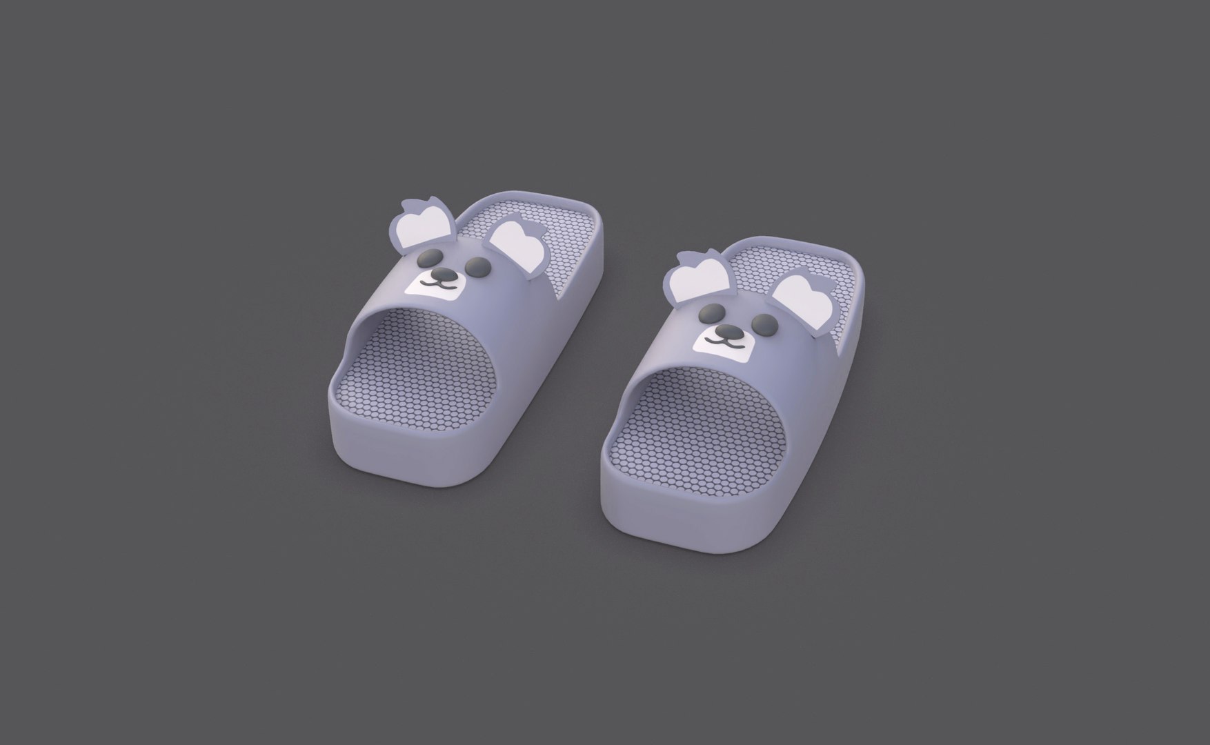3D Model Set 5 Cartoon Animal Shape Slippers - TurboSquid 2268137