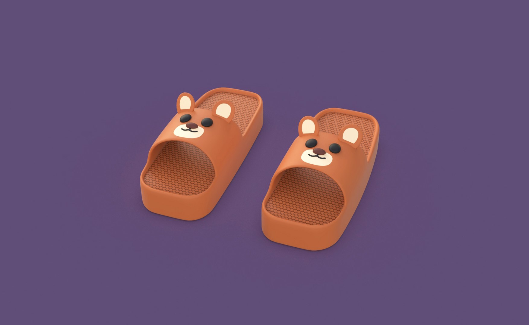3D Model Set 5 Cartoon Animal Shape Slippers - TurboSquid 2268137