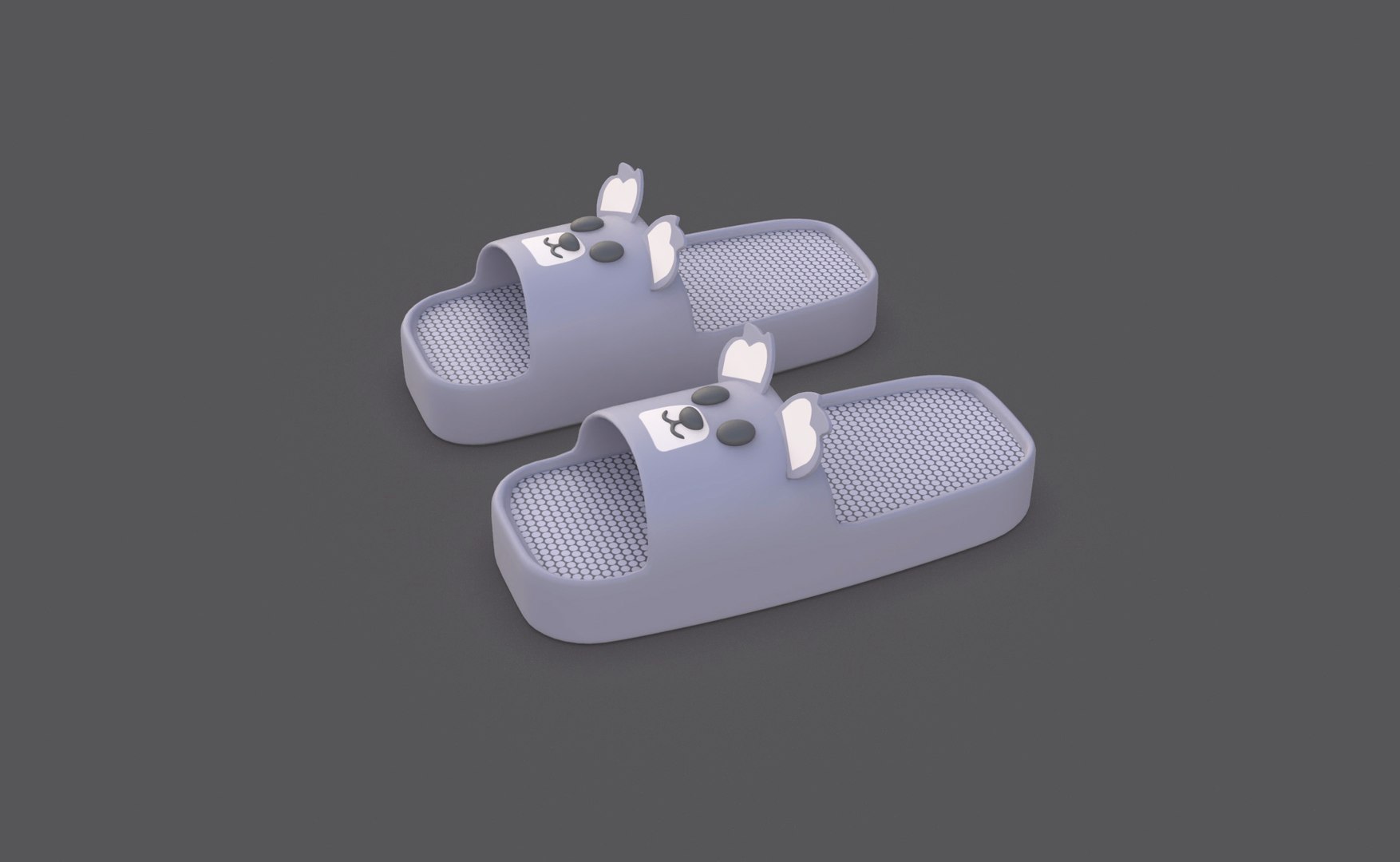 3D Model Set 5 Cartoon Animal Shape Slippers - TurboSquid 2268137