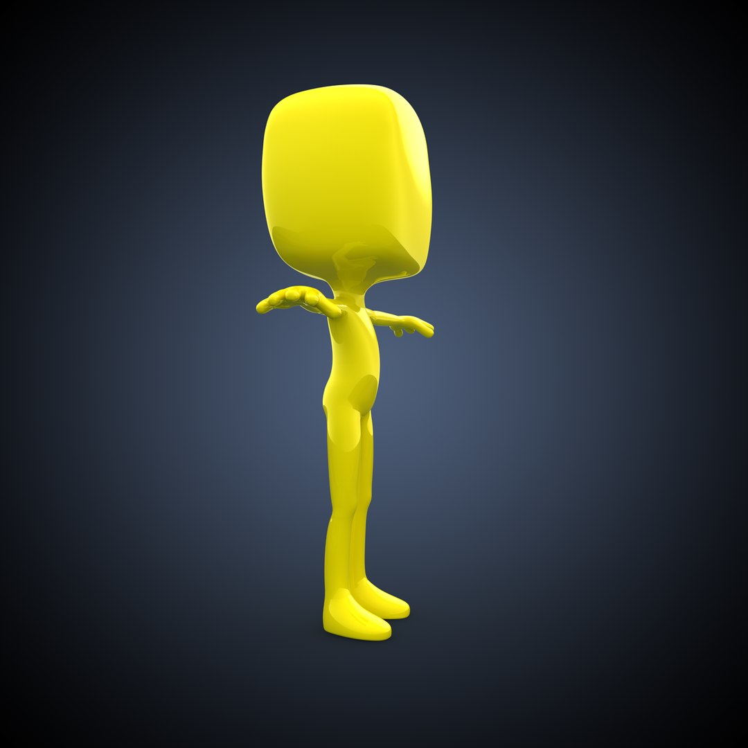 cartoon cube lwo