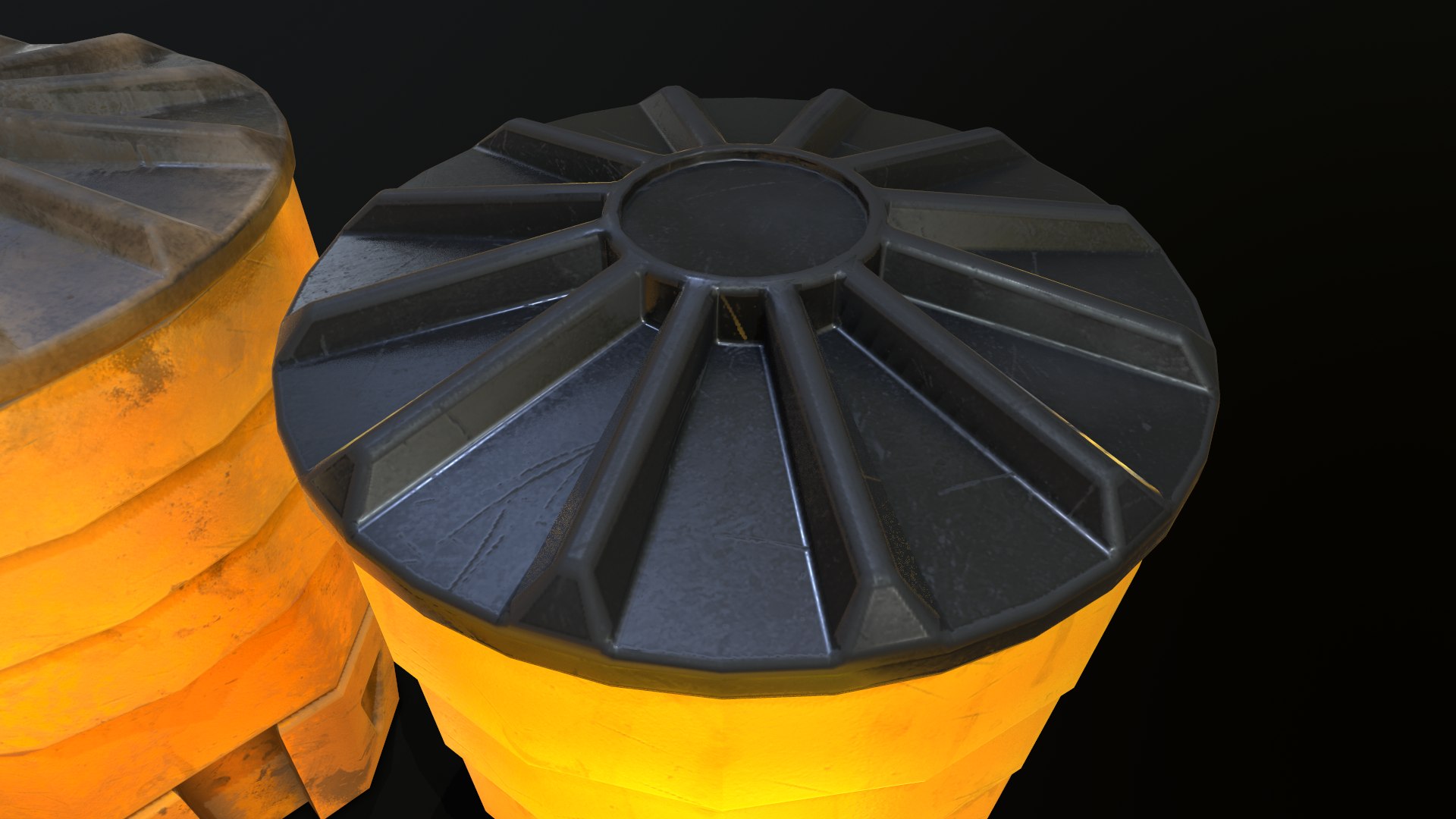 Sand Crash Barrel 3D Model - TurboSquid 1603729