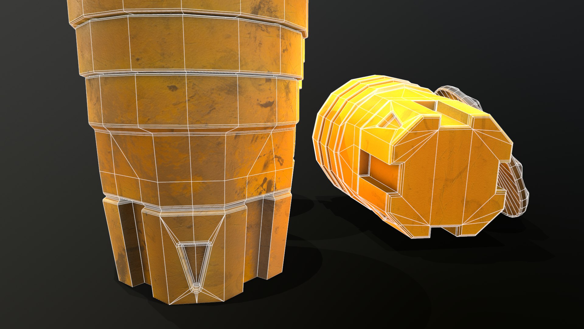 Sand Crash Barrel 3D Model - TurboSquid 1603729