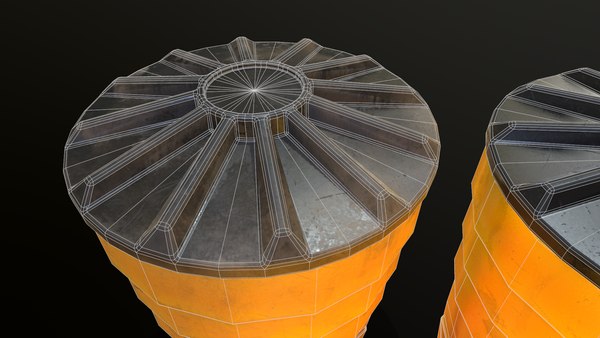 Sand crash barrel 3D model - TurboSquid 1603729