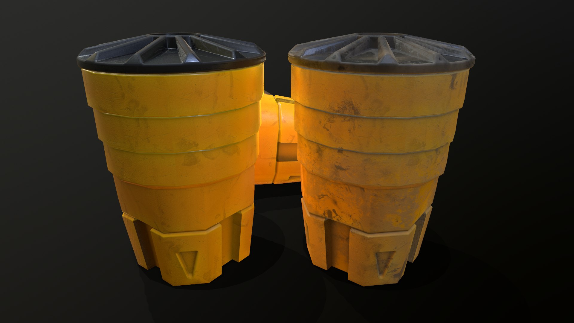 Sand Crash Barrel 3D Model - TurboSquid 1603729