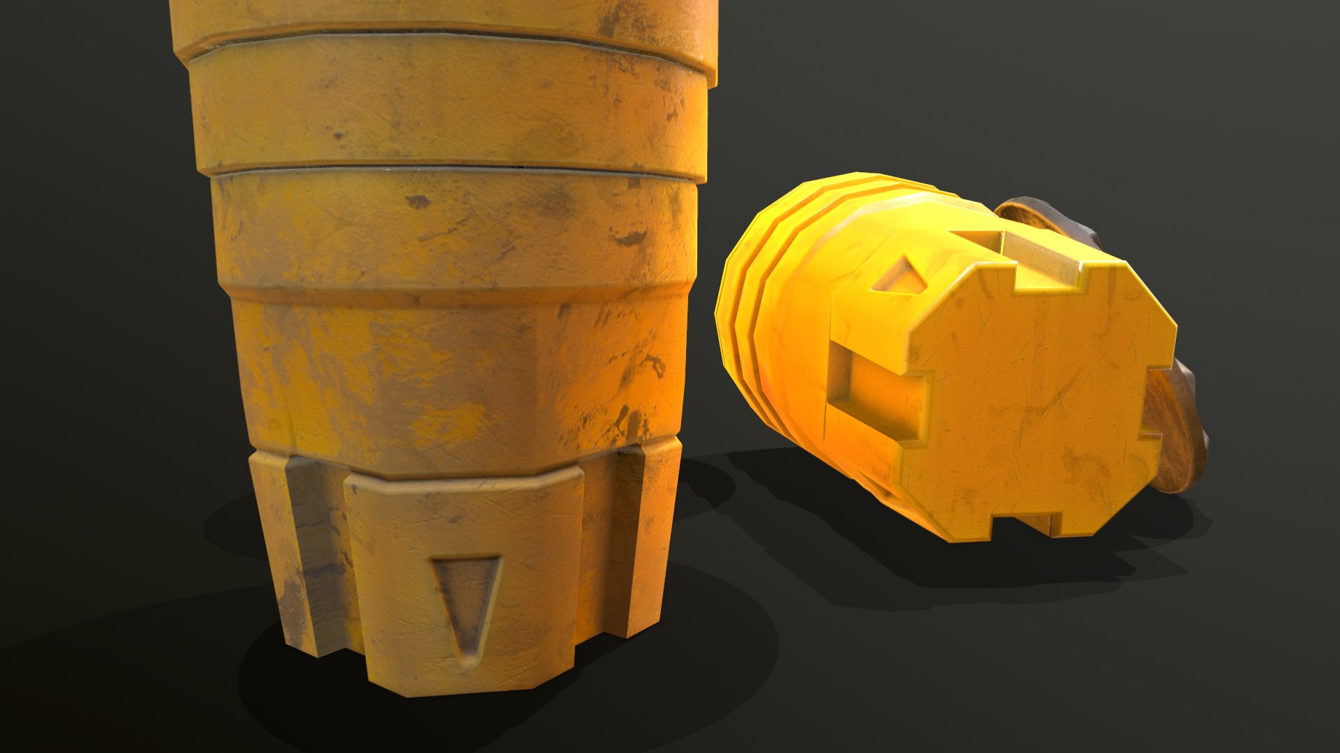 Sand Crash Barrel 3D Model - TurboSquid 1603729