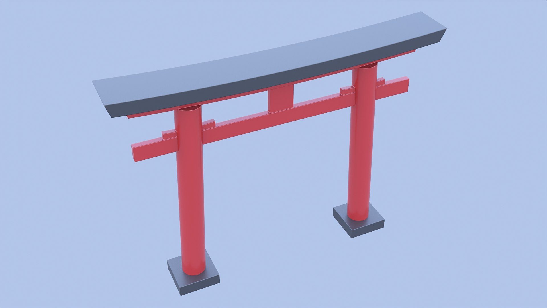 Japanese Gate - Torii Model - TurboSquid 1817891