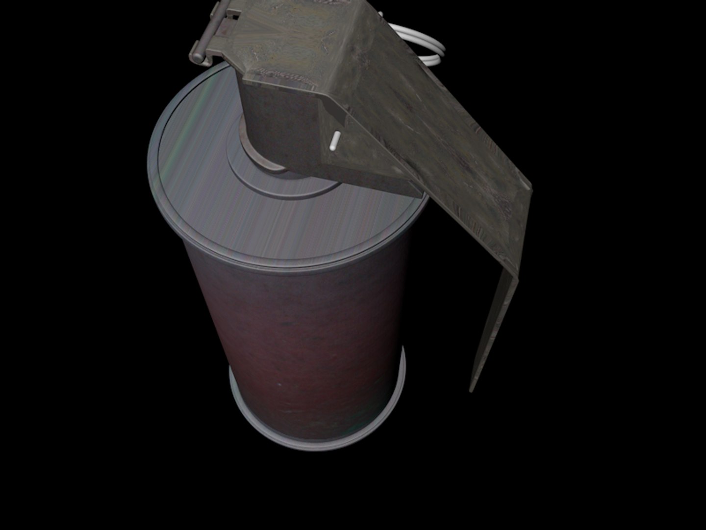 Granade Smoke 3d Fbx