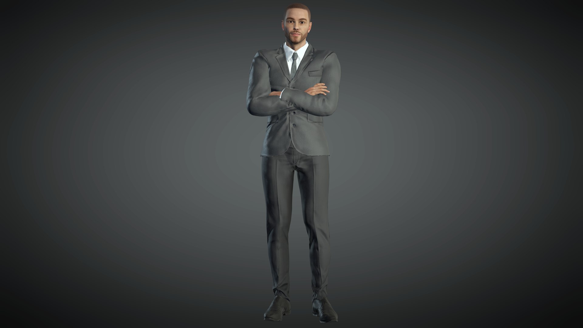 3D Realistic Business Suit Man - TurboSquid 2130453