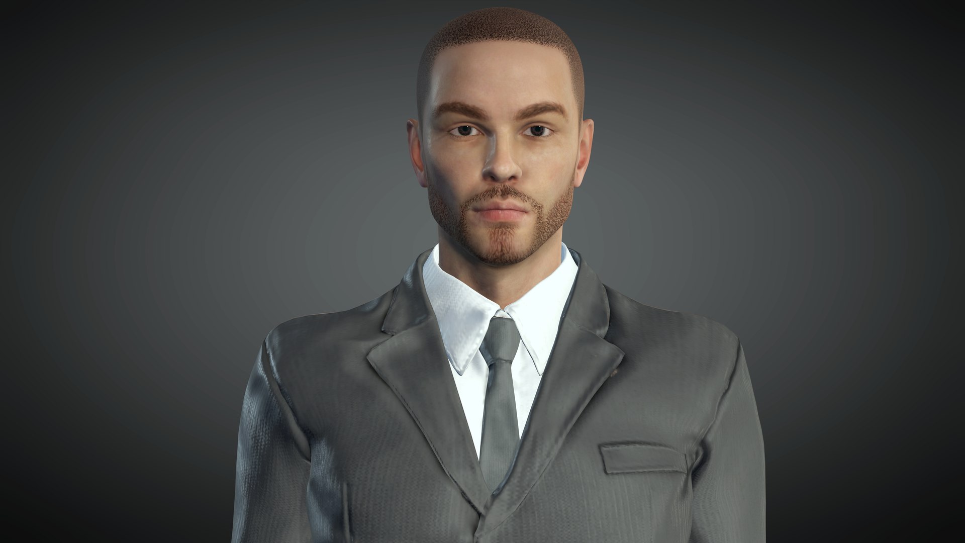 3d Realistic Business Suit Man Turbosquid 2130453