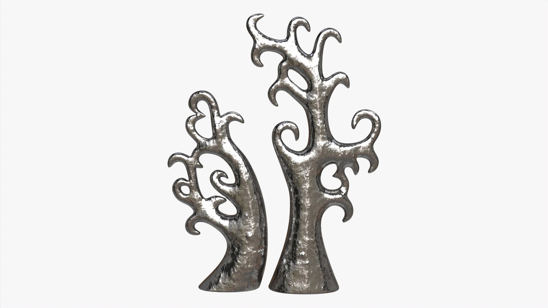 Abstract Tree Ceramic Figurine Set 06 v3 3D - TurboSquid 2022537