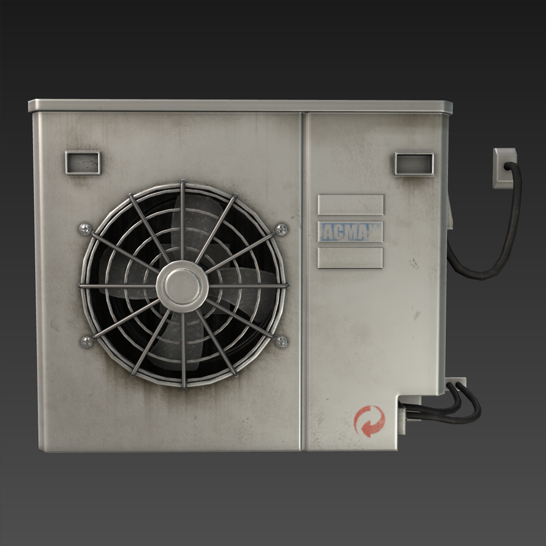 3d Model Ac Unit