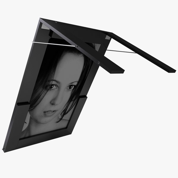 3d model work table picture frame