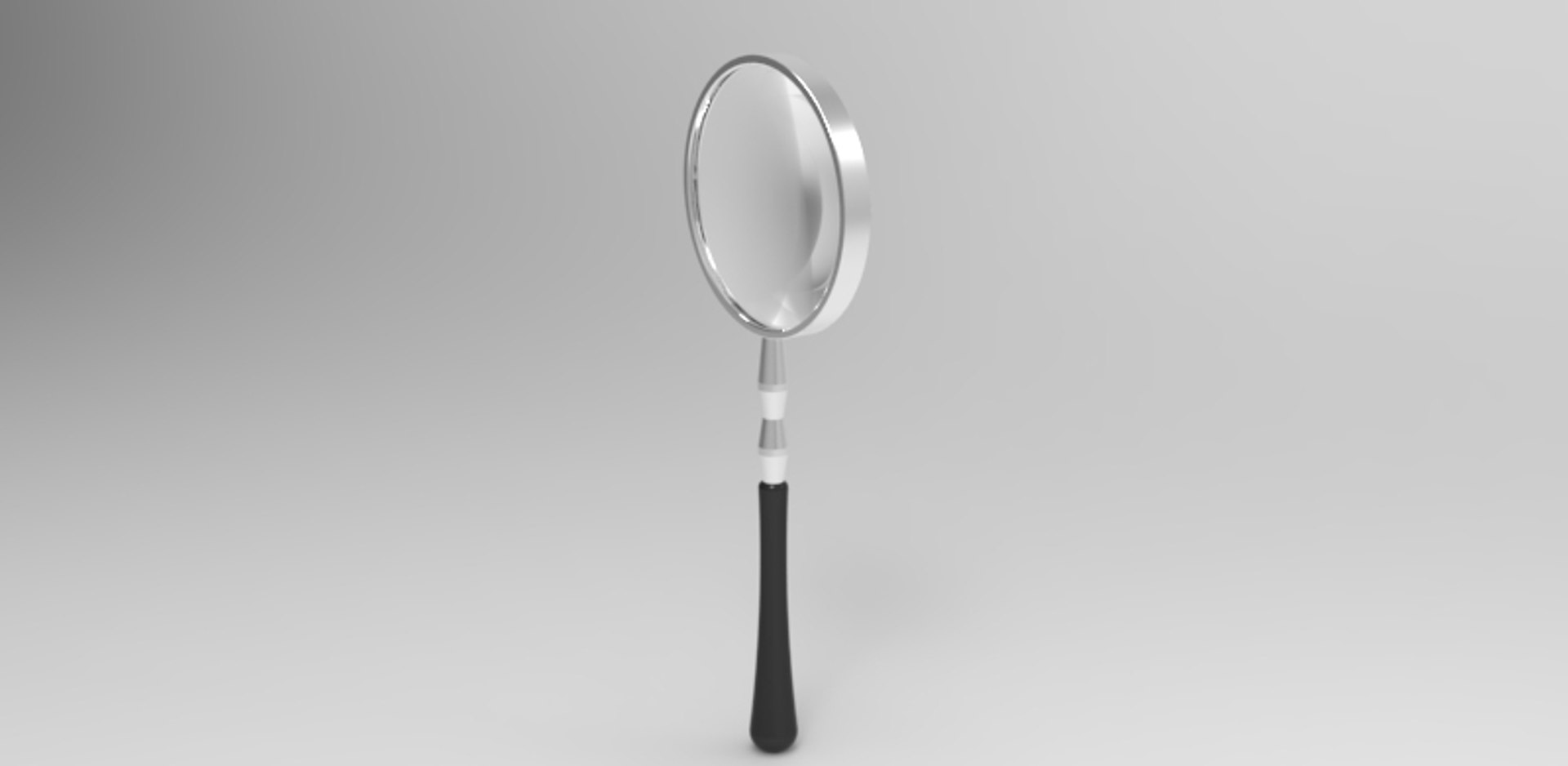 3d model magnifying glass