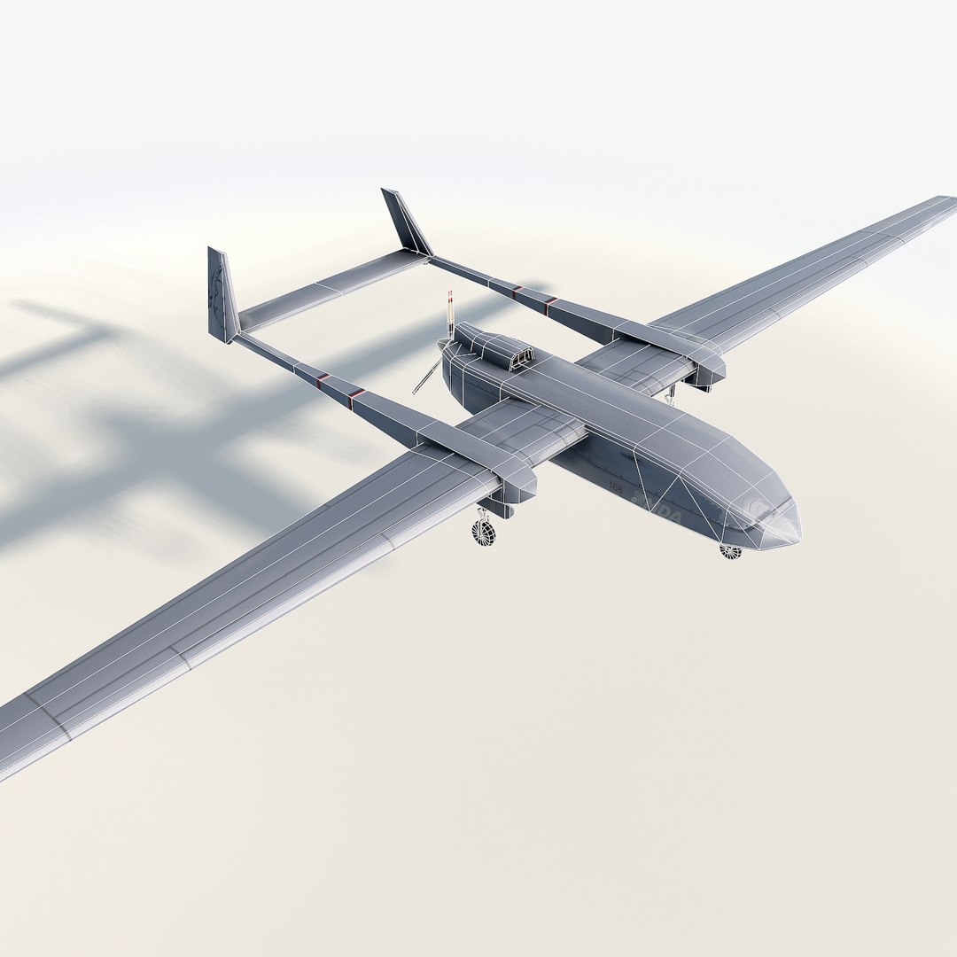 3d Model Fighter Drone Uav