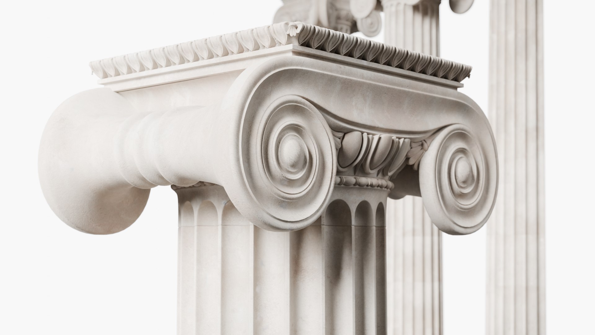 3D Model Ionic Classic Column - TurboSquid 2378034