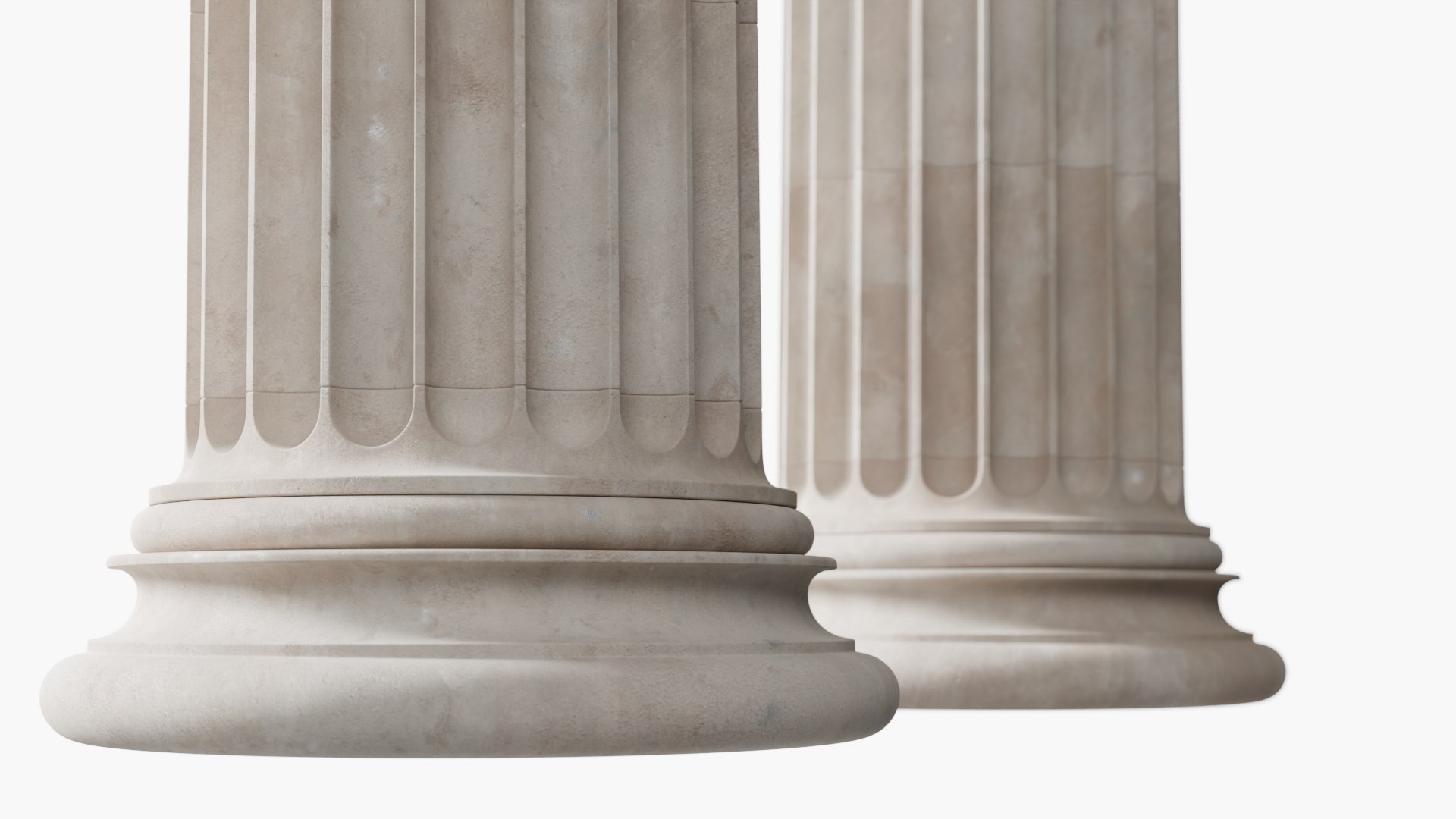 3D Model Ionic Classic Column - TurboSquid 2378034