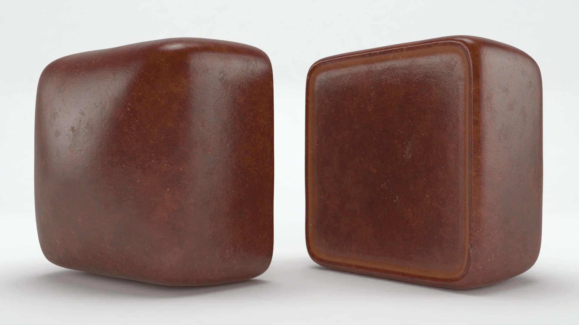 Cube Shaped Chocolate 3D Model - TurboSquid 1829547