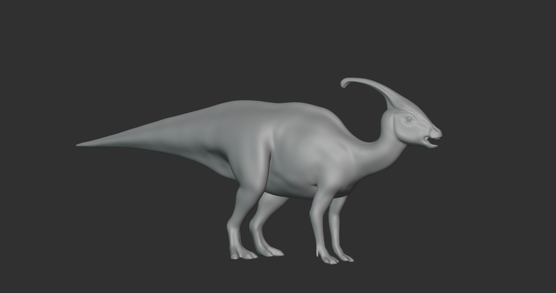 3D model Charonosaurus Basemesh Low Poly - TurboSquid 1993665