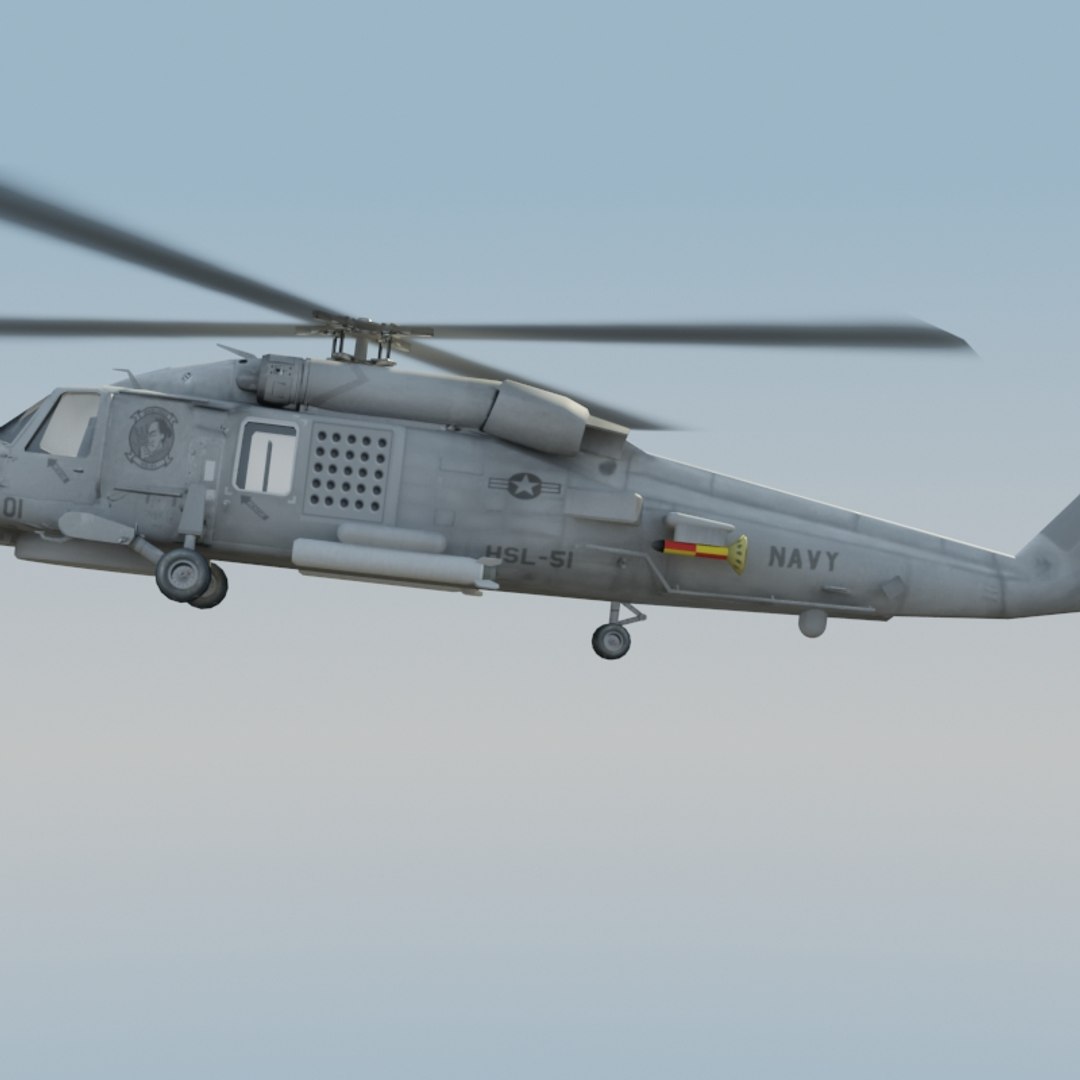 3d Model Sh60b Seahawk Sea Hawk